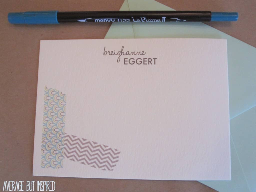 Make Your Own Custom Stationery In Microsoft Word Average But Inspired